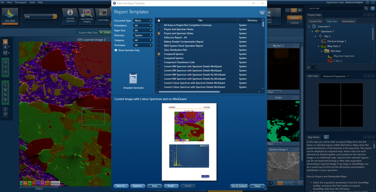 AZtecLive - Nanoanalysis - Oxford Instruments